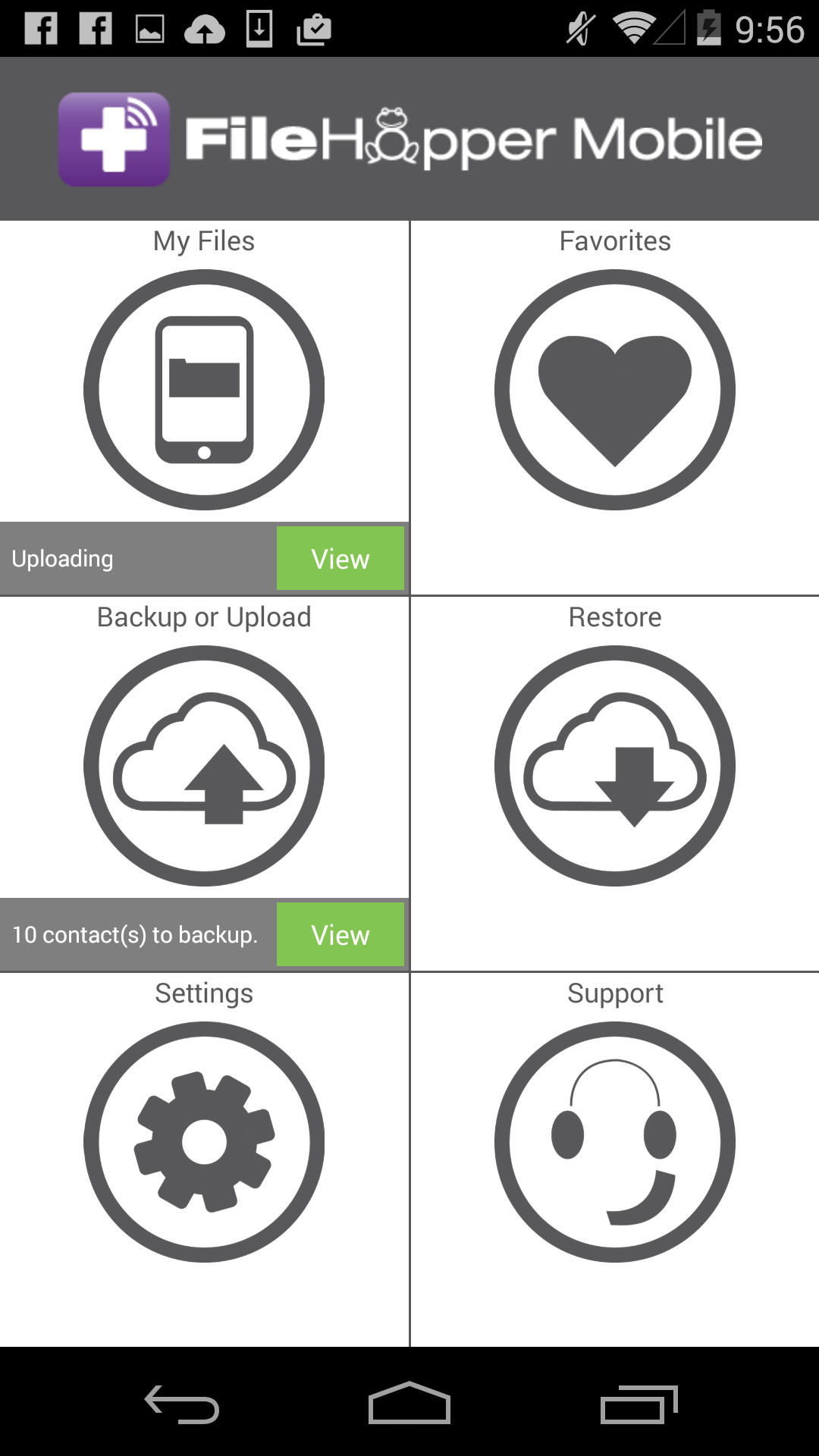 Get Started With Filehopper Android Filehopper Mobile File Backup Support