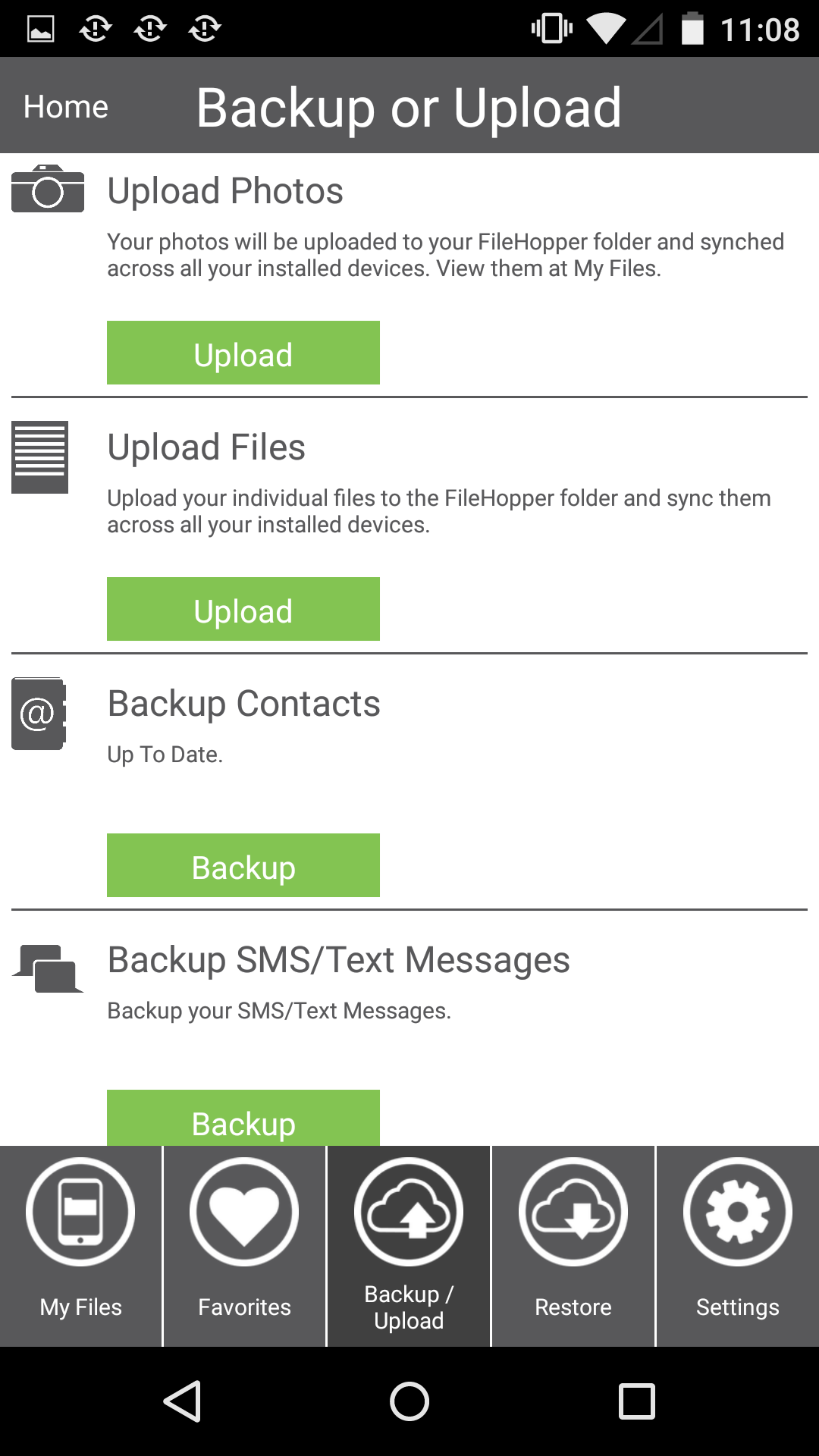 How do I upload my files (other than photos) to FileHopper? - SecurityCoverage