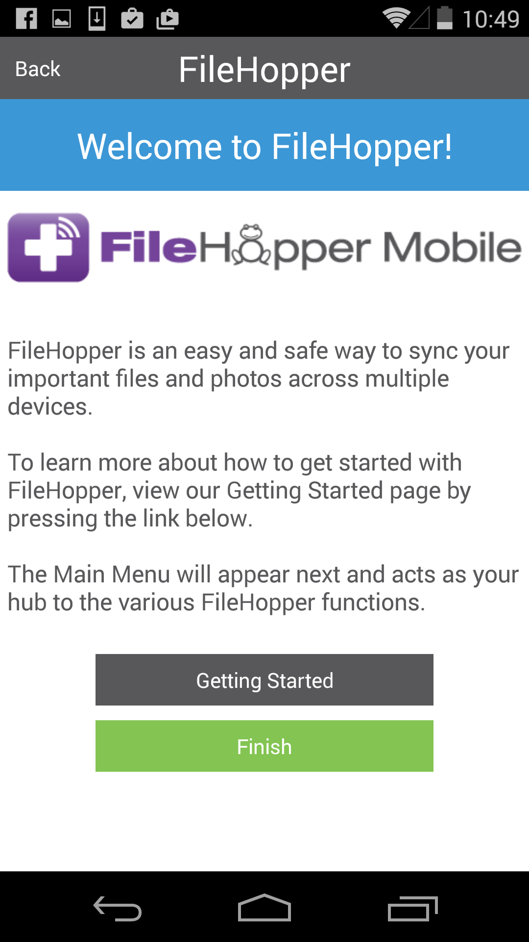 Installing Filehopper Android As A New User Securitycoverage