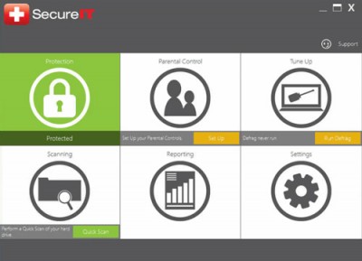 Get Started with SecureIT Desktop - SecureIT anti-virus support
