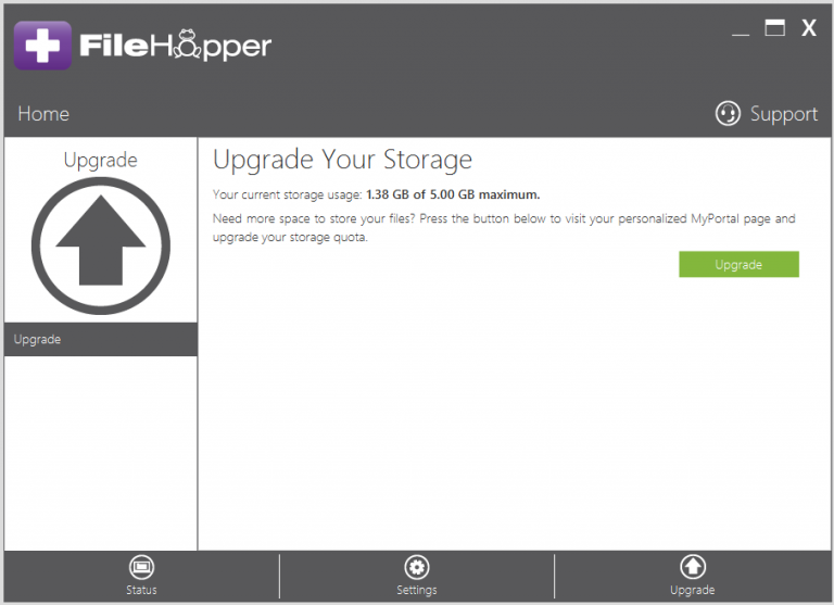 How can I upgrade my total FileHopper capacity? - SecurityCoverage