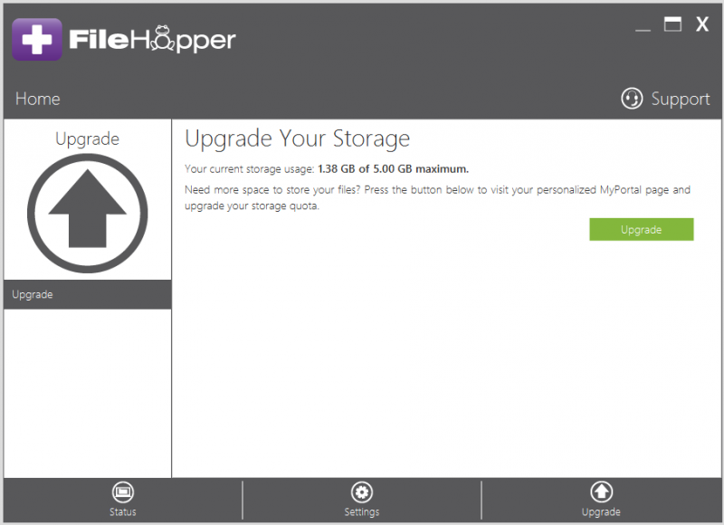 How can I upgrade my total FileHopper capacity? - SecurityCoverage