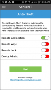 SecureIT Android How-To - SecureIT Android support, how-to guides