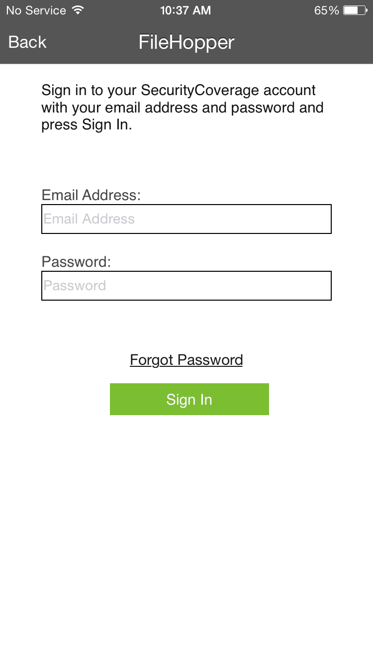 Installing Filehopper Ios As An Existing Securitycoverage User Securitycoverage