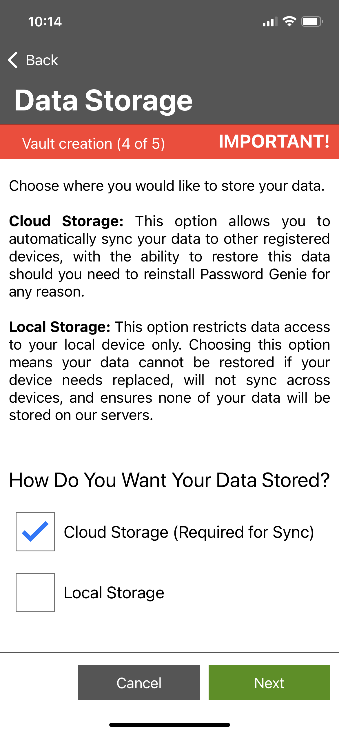 How Do I Create A Vault After Installing Ios Securitycoverage